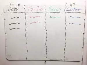 4 Ways to Use a Whiteboard to Stay Organized - YourCollegeBlog